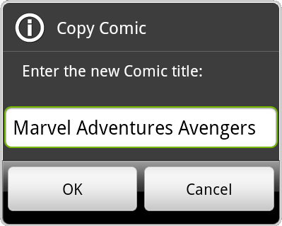 Comic Library App - Comics Screen